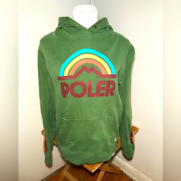 Poler | Tops | Poler Stuff Rainbow Hoodie | Poshmark